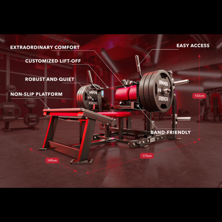 Hammer Strength Plate Loaded Glute Drive (PL-GLD) - Life Fitness