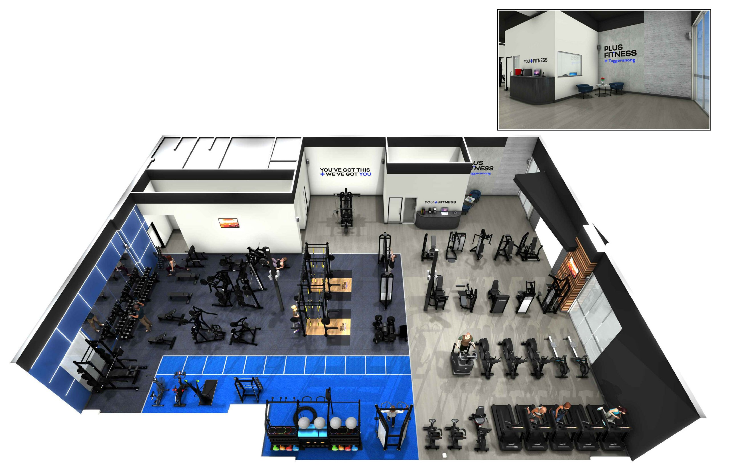 Plus Fitness, Tuggeranong - Life Fitness