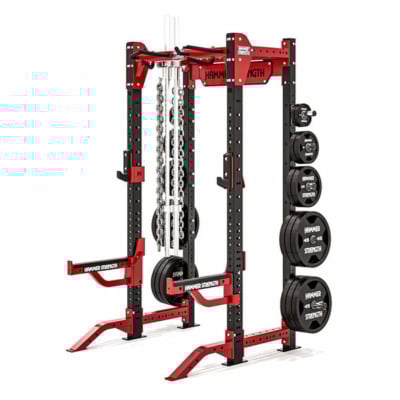 Hammer Strength HD Elite iD Half Rack (ELT-HR) - Life Fitness
