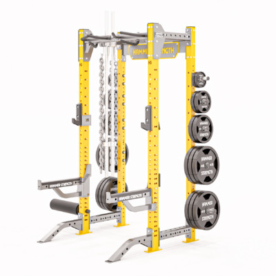 Hammer Strength HD Elite iD Half Rack (ELT-HR) - Life Fitness