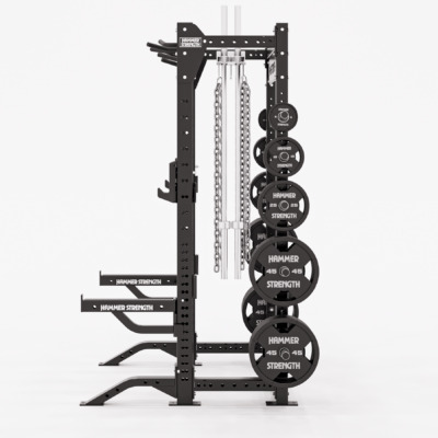Hammer Strength HD Elite iD Half Rack (ELT-HR) - Life Fitness